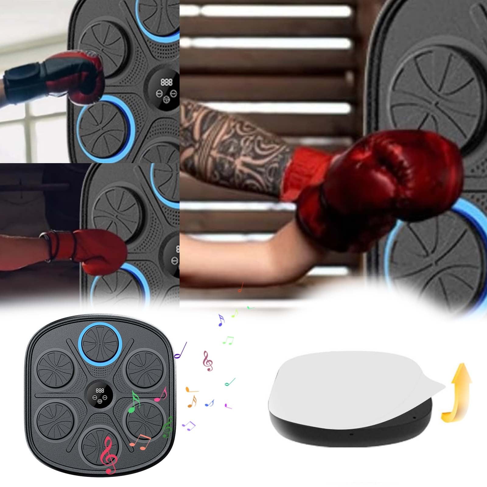 Music Boxing Machine with Boxing Gloves, 2025 Upgrade Music Sync ...
