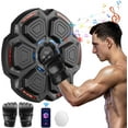 Music Boxing Machine with Boxing Gloves, 9 Modes Wall Mounted Smart ...