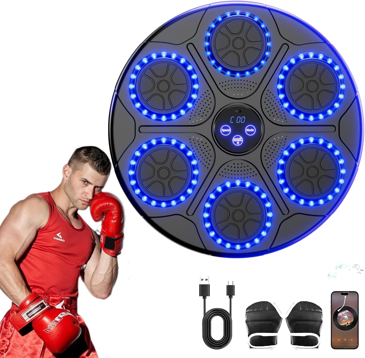 Music Boxing Machine Home Wall Mount Music Boxer, Electronic Smart ...