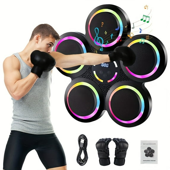 Music Boxing Machine with Punch Tracking & LED Speed Display - Wall ...