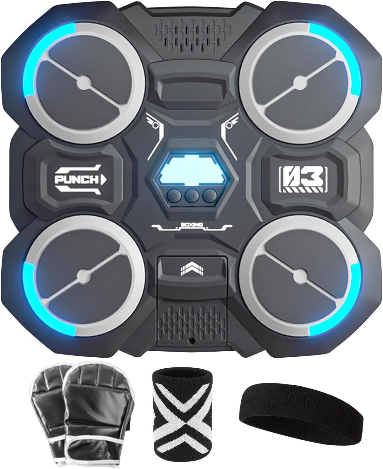 Music Boxing Machine Sport Toys for Kids,Wall Mounted Musical Punching ...