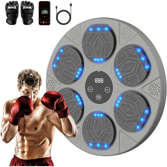 Music Boxing Machine Wall Mount, Bluetooth Smart Boxing Training ...