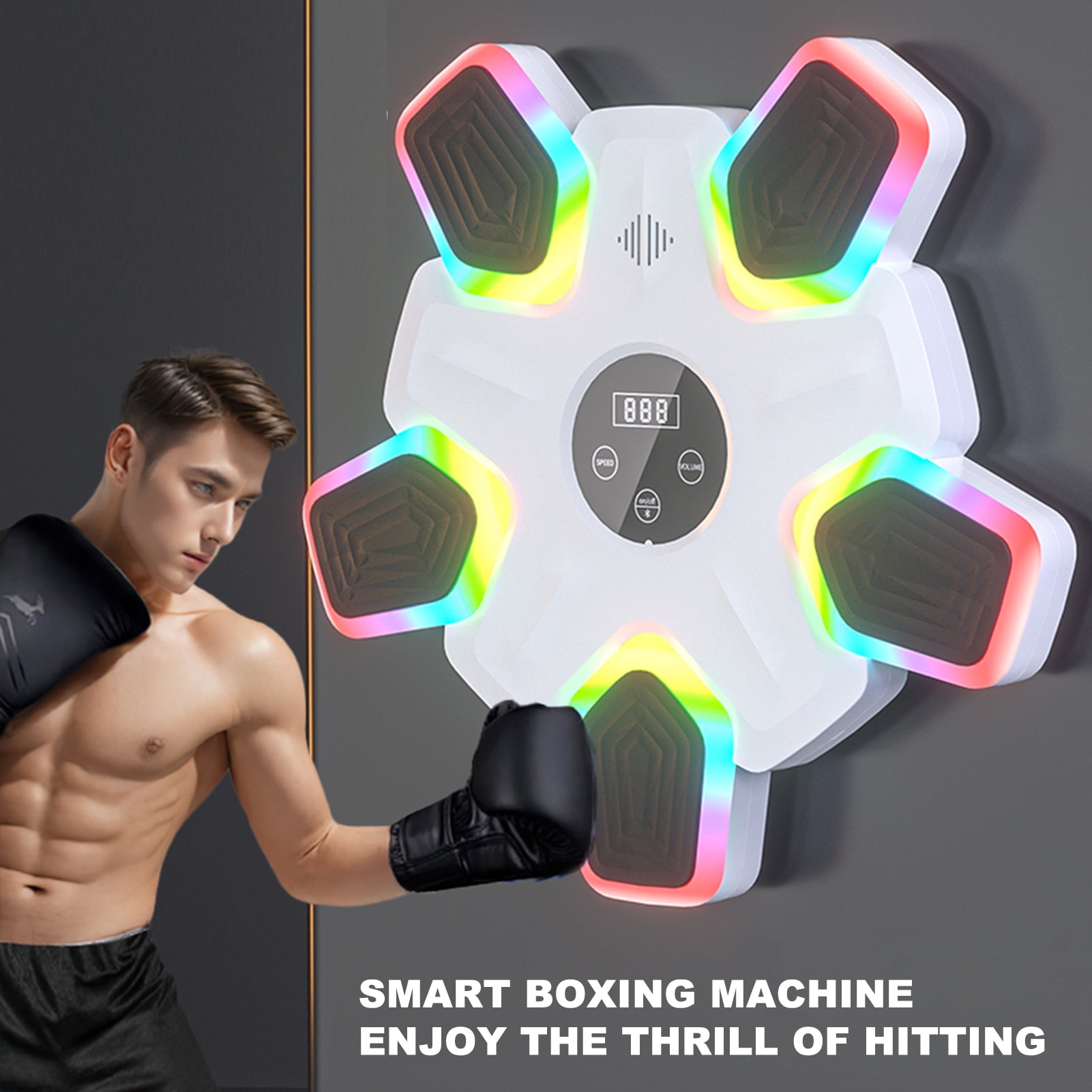 Music Boxing Machine Wall Mounted Bluetooth-compatible Electronic Smart ...