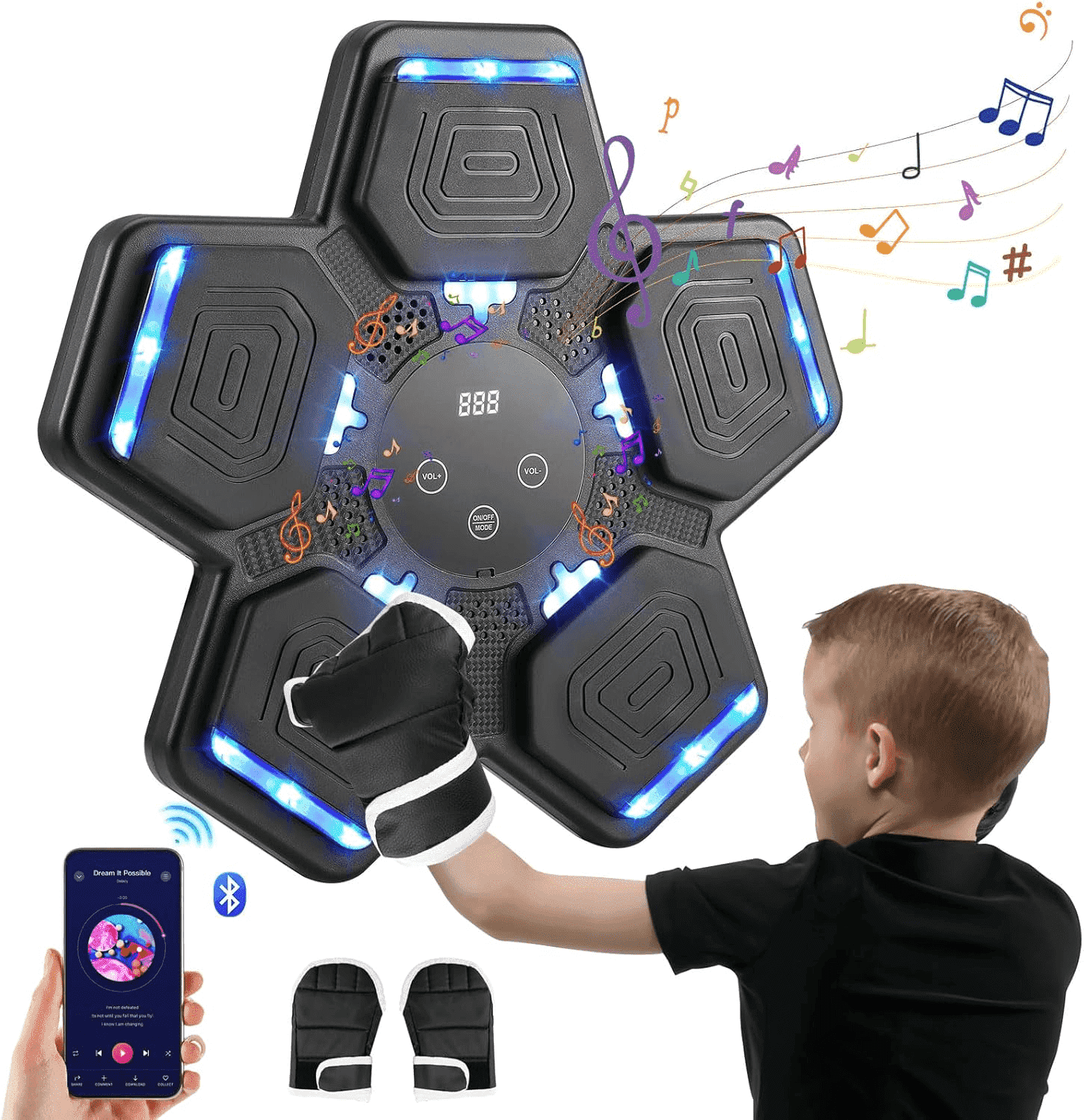 Music Boxing Machine, Wall Mounted One Punch Boxing Machine, Boxing ...