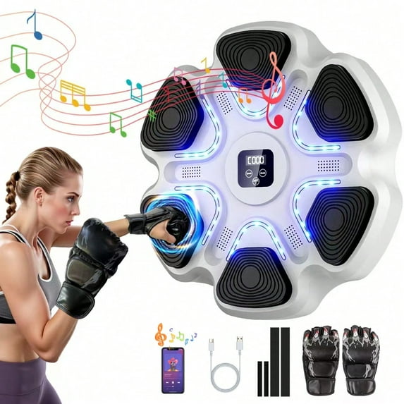 Music Boxing Machine With Boxing Gloves, Boxing Wall Mount Machine For ...
