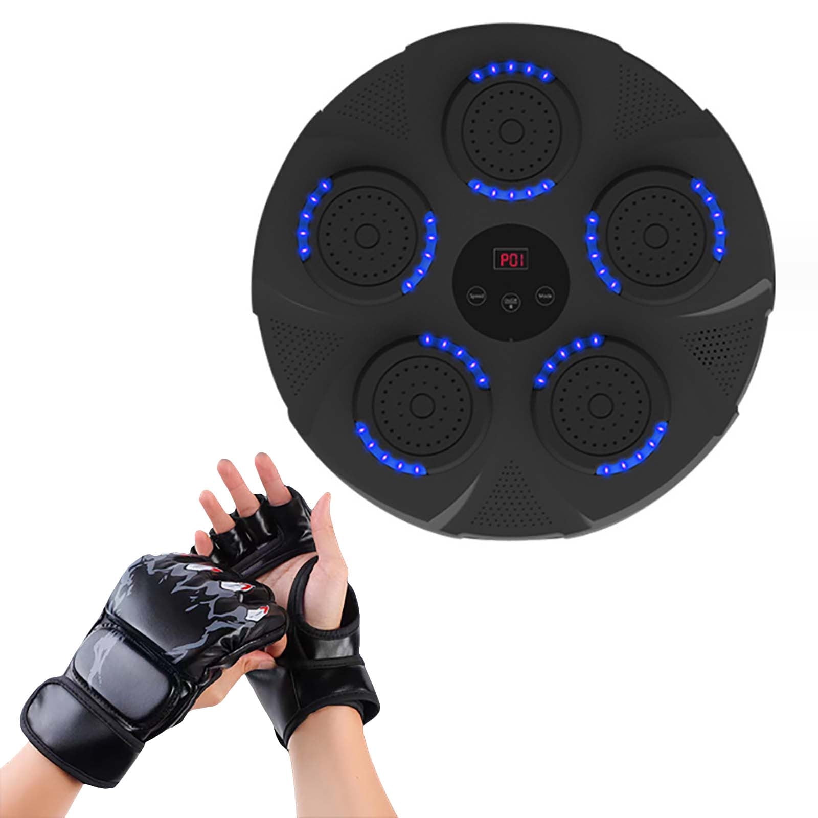 Music Boxing Trainer, Home Fitness Boxing Wall Target, Bluetooth Lights ...