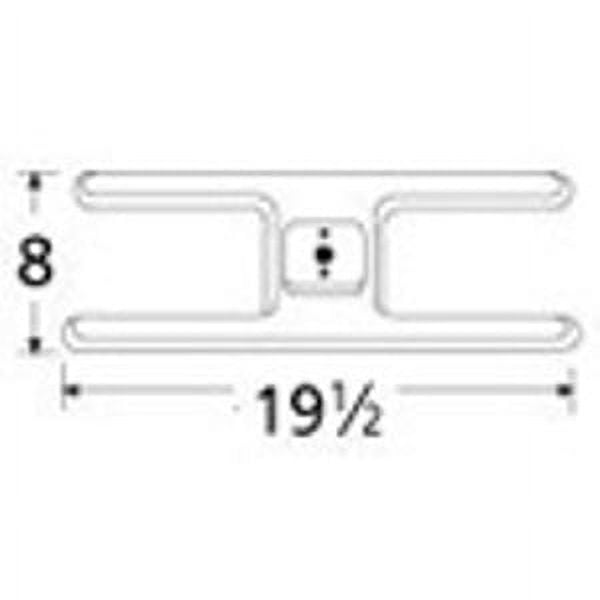 Music City Metals Stainless Steel Single H Burner Head 195 x 8 for ...