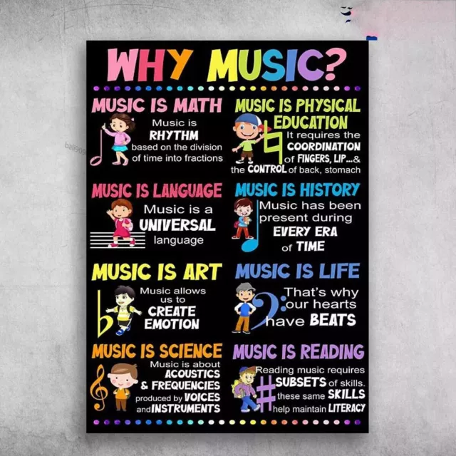 Music Class, Back To School - Why Music, Music Is Math, Music Is ...