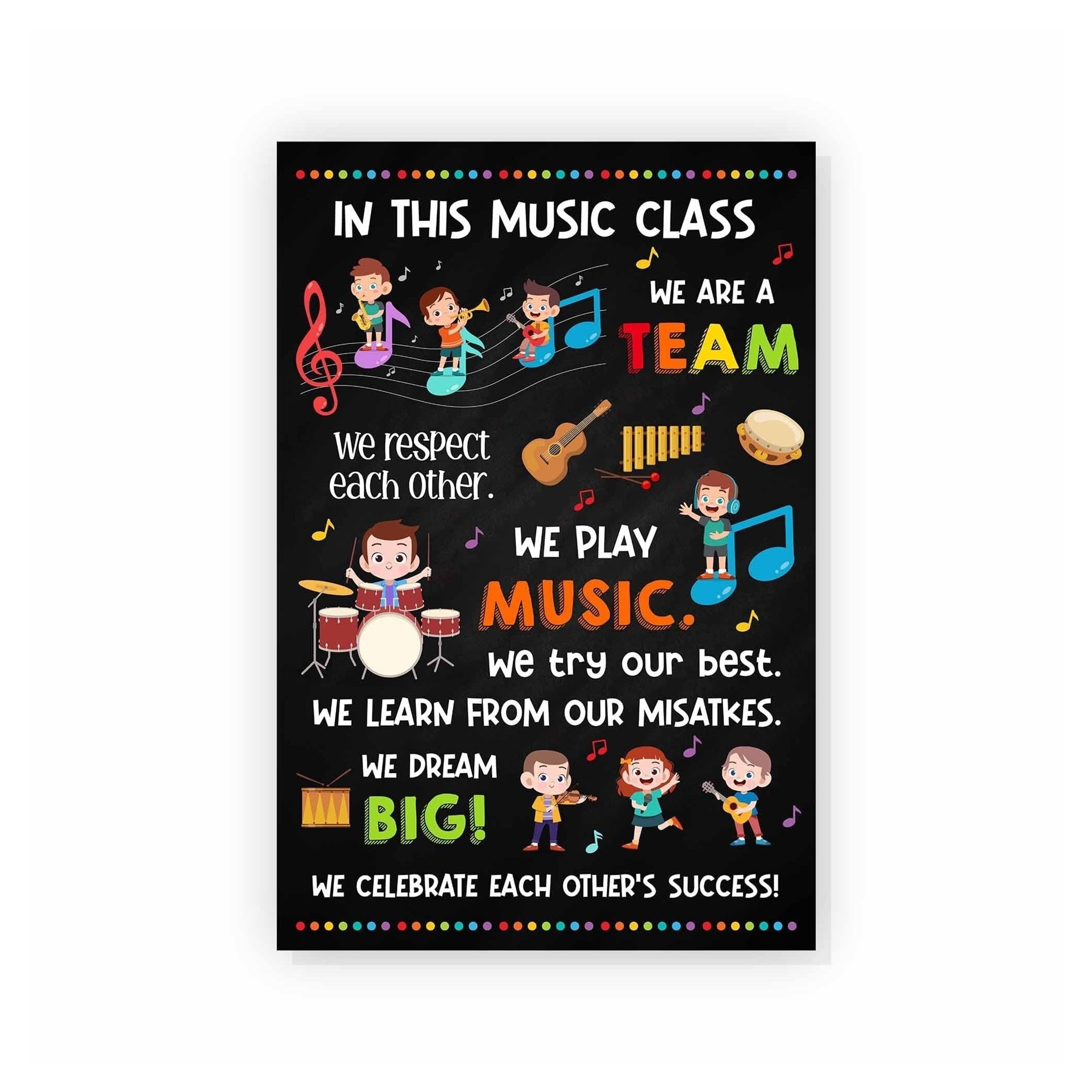 In This Music Class Poster Music Classroom Posters Music Classroom ...
