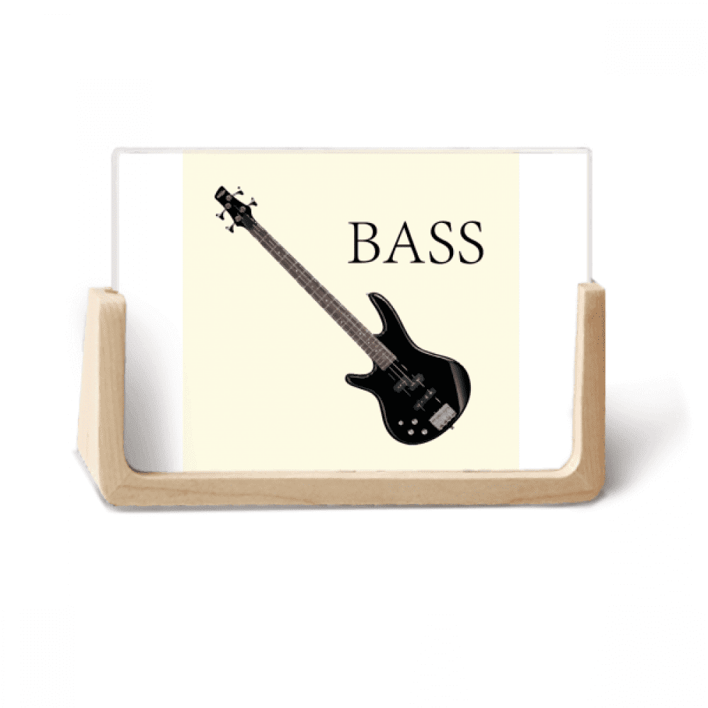 Music Classical Instrument Bass Photo Wooden Photo Frame Tabletop ...