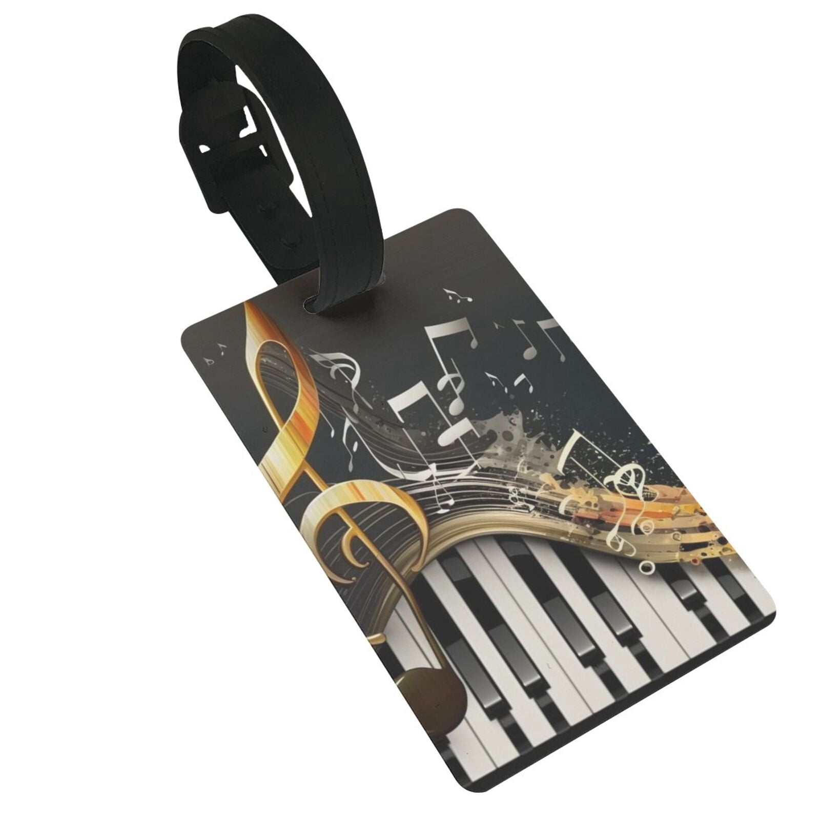 Music Cool Piano Vintage Luggage Tags Suitcases ID Baggage Identifier ...