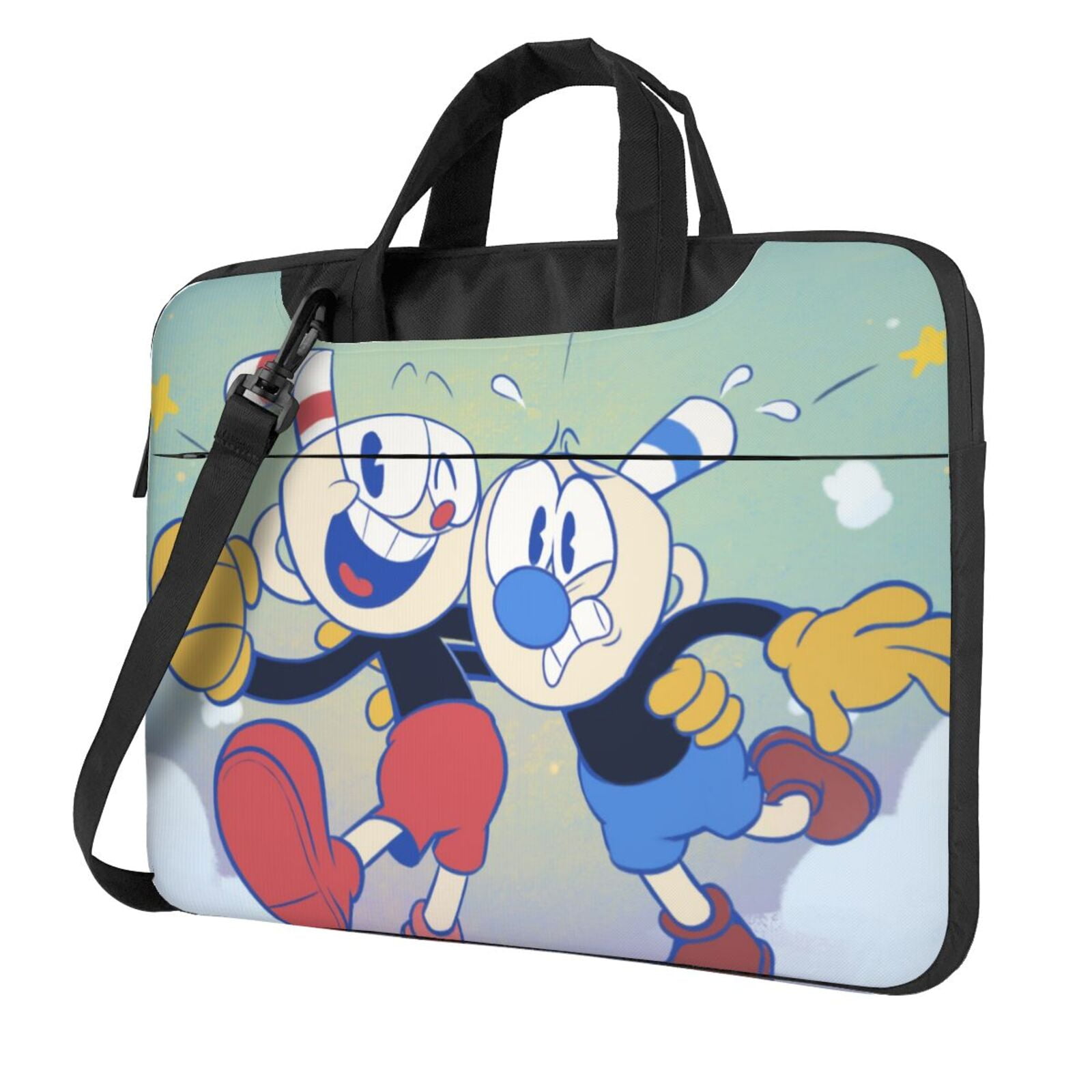 Music Cuphead Mugman Laptop Bag Shoulder Portable Laptop Case Sleeve ...