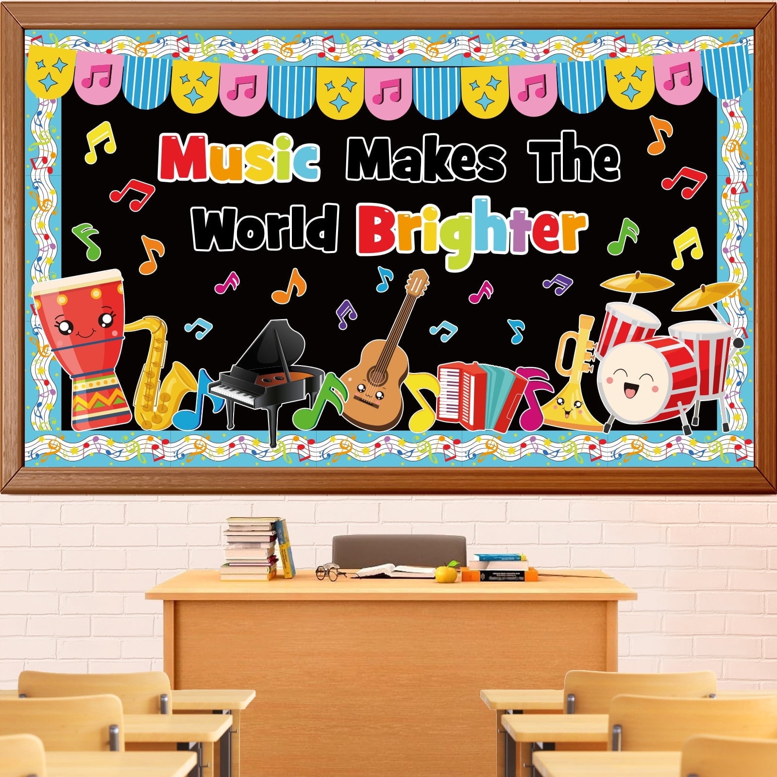 Music Cutouts Musical Instruments Classroom Bulletin Board Decorations ...