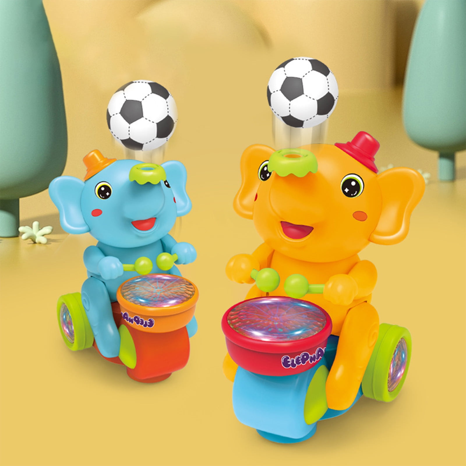 Music Drumming Toy Car, Cute Suspension Blowing Ball, Led Light Effects ...