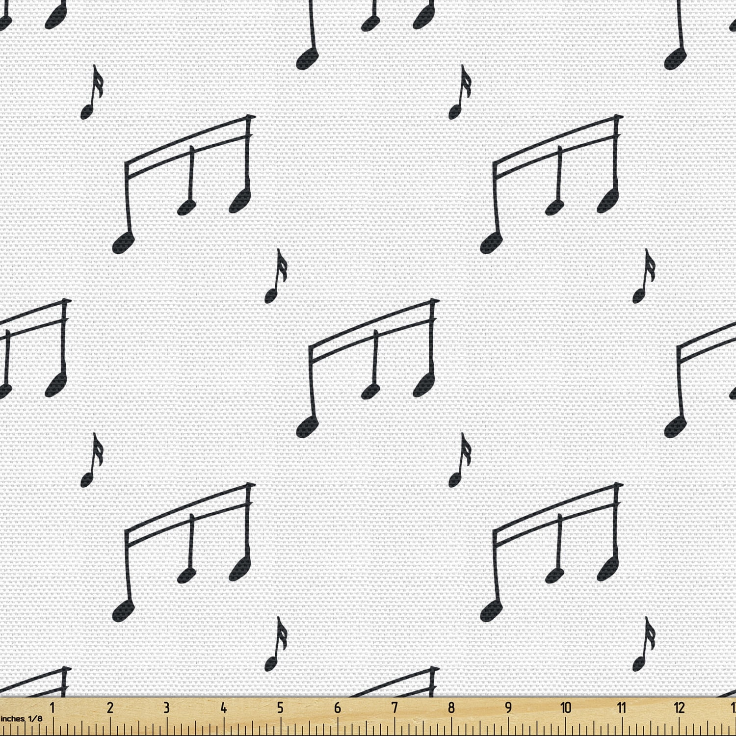 Music Fabric by the Yard, Musical Notes Theme Melody Sonata Singing ...