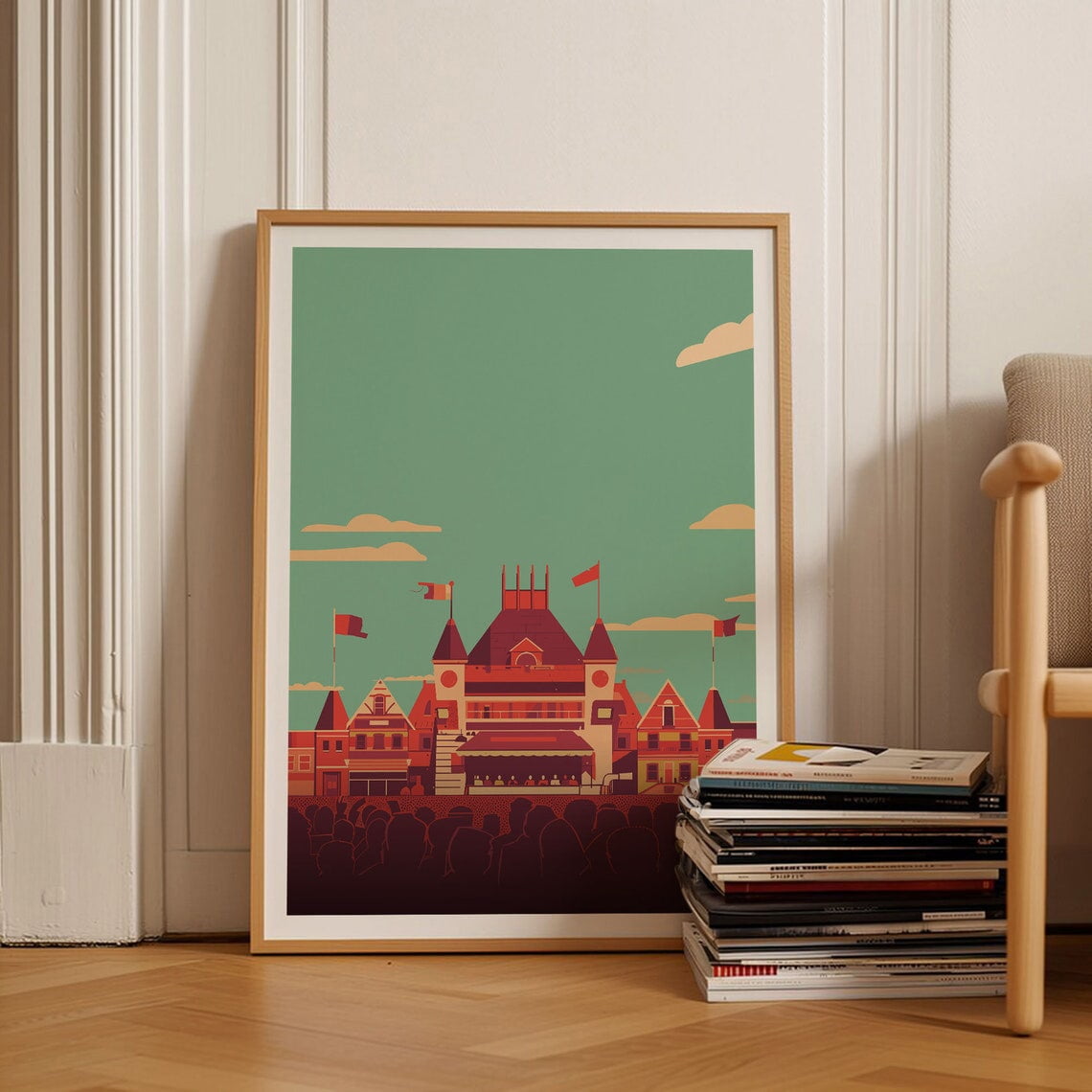 Music Festival Travel Poster, Donington Park, Heavy Metal & Rock Bands ...