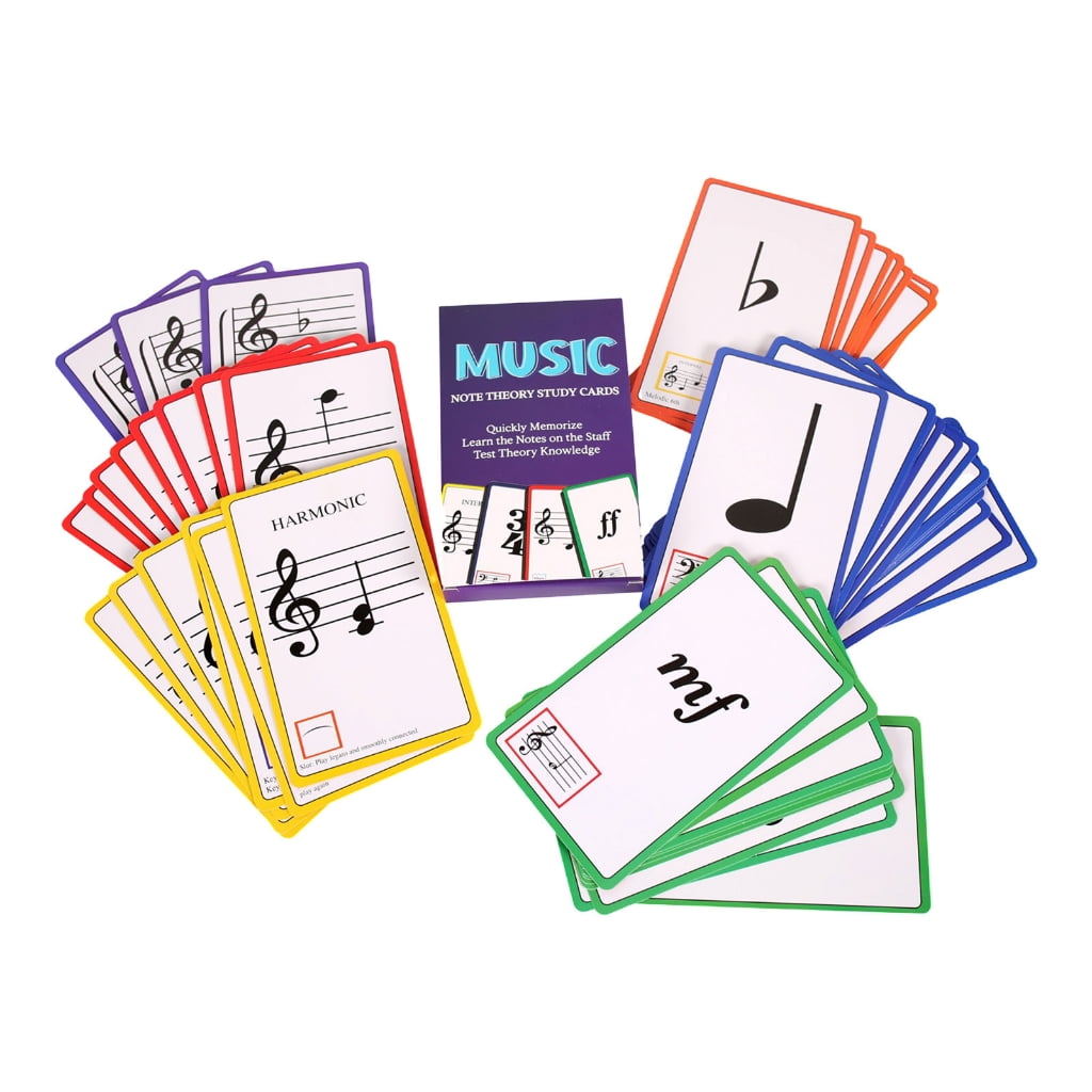 Music Flash Cards Piano Note Theory Flashcards Piano Chords Flash Cards ...