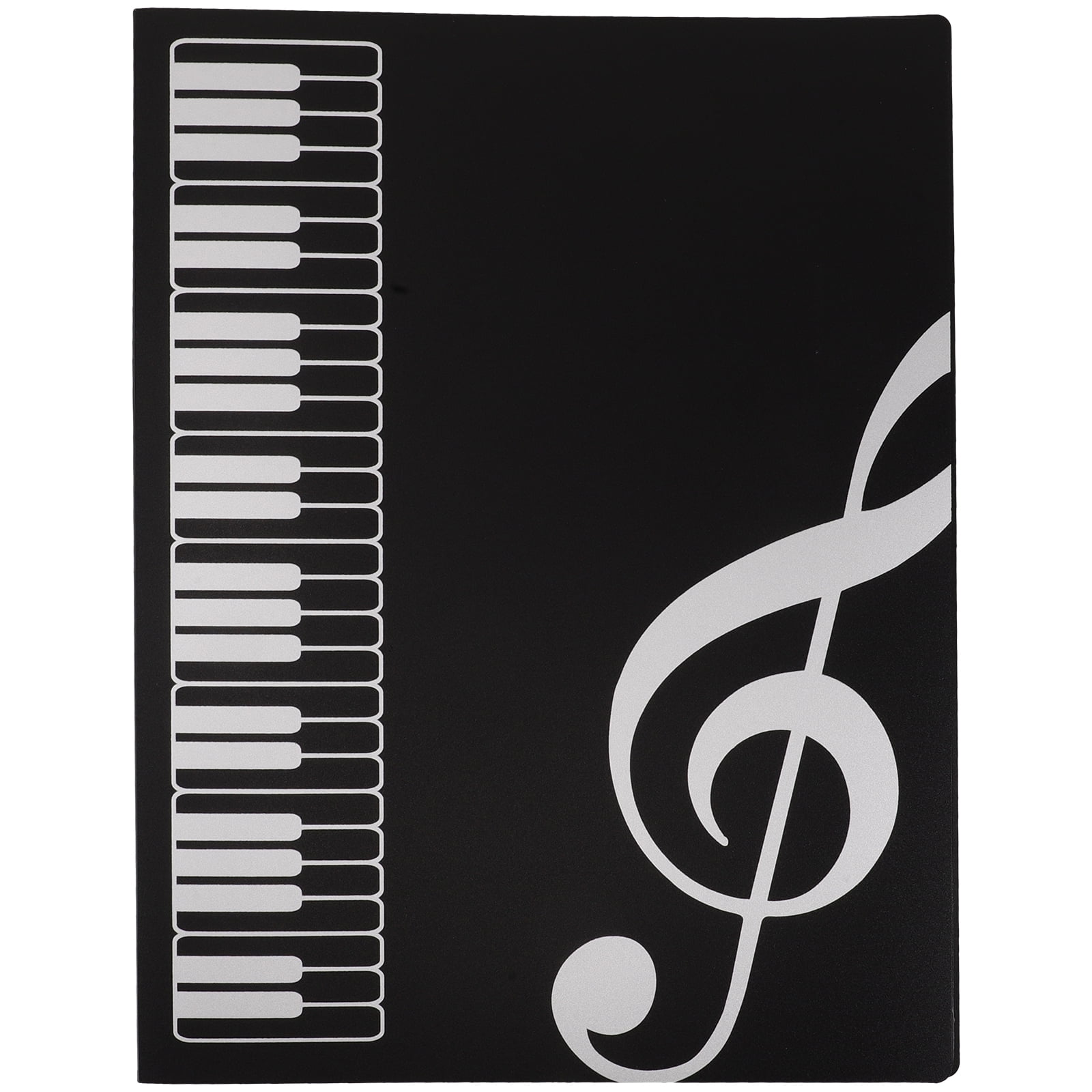 Music Folder A4 Size Binder With Clear Sleeves For Sheet Music 80-Page ...