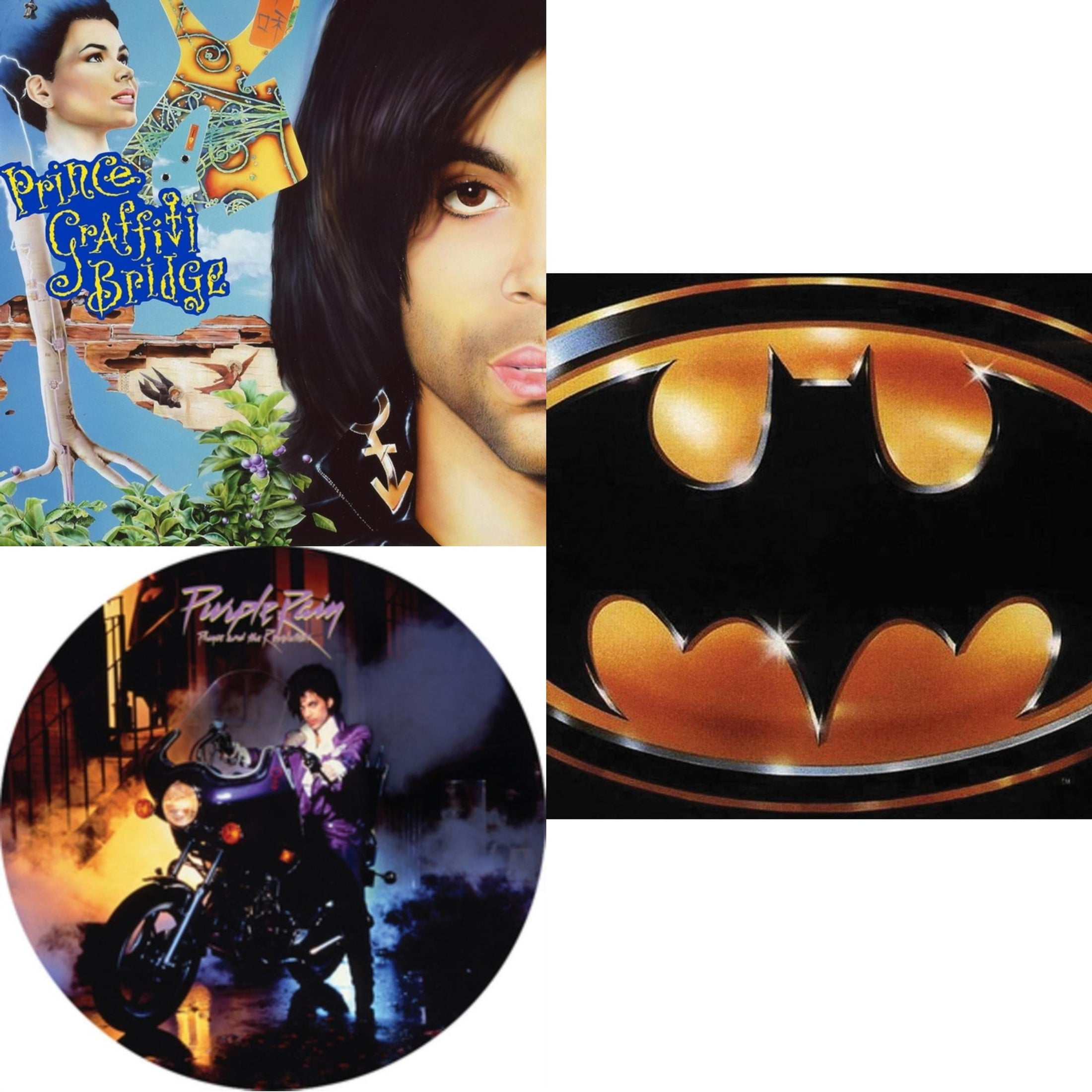 Music From Graffiti Bridge (X) (2LP) & Purple Rain Ost (Picture Disc ...