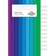 Music Gifts & Composition Books Manuscript Paper: Colour Spectrum A4 ...
