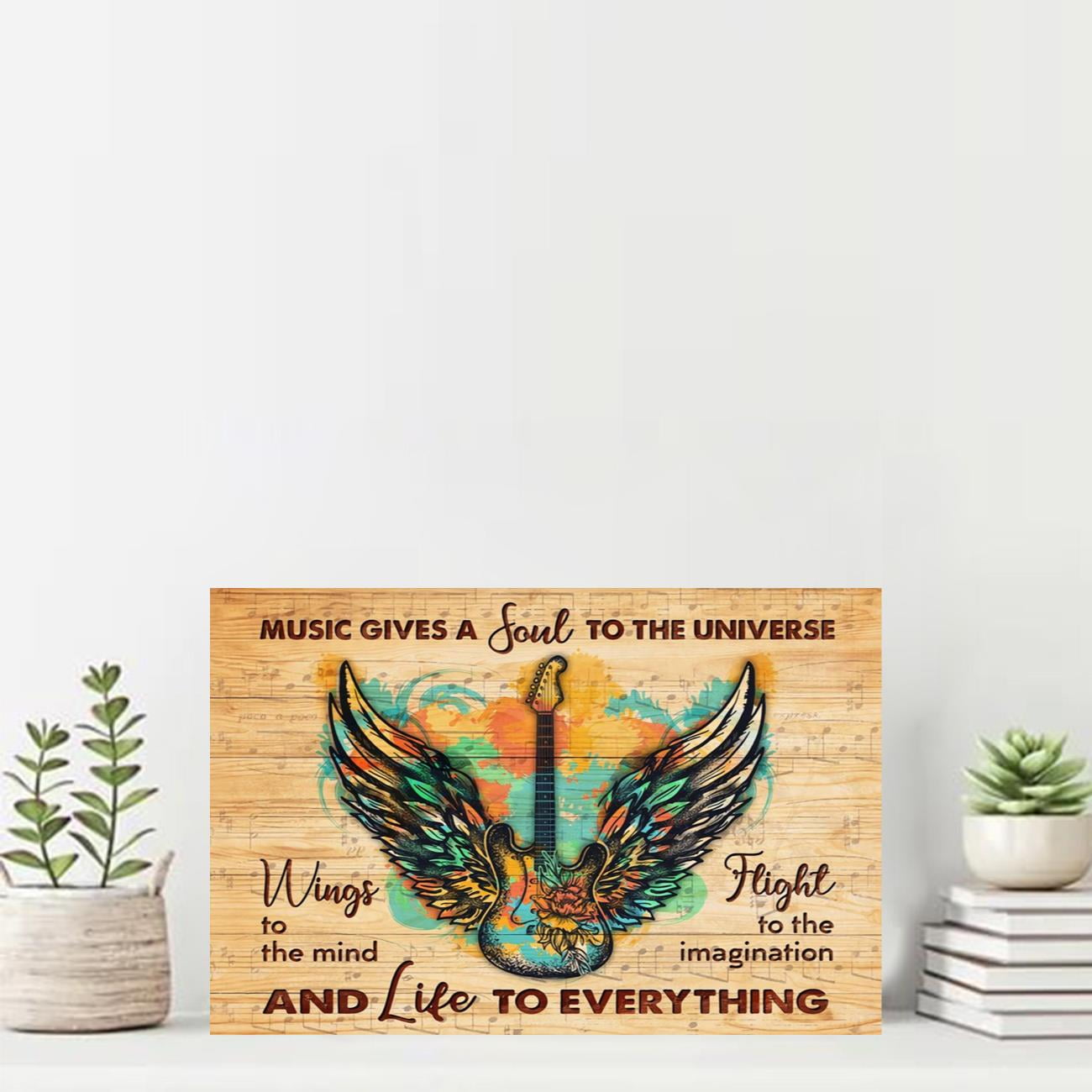 Music Gives A Soul To The Univeres Poster music Poster 11 x 17 Inch ...