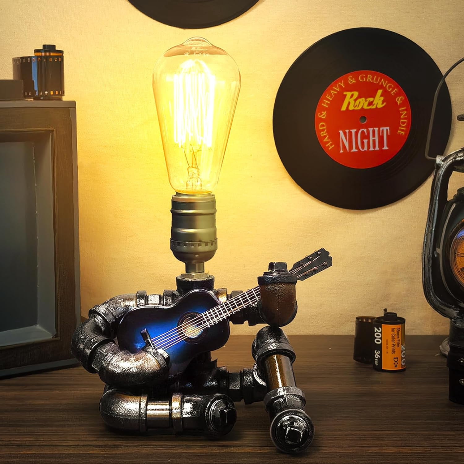 Music Guitar Table Lamp Guitar Gifts for Men Cool Guitar Gifts for ...