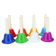 Kids Play 13-Note Chromatic Handbells - Beginner Musical Instrument Toy ...