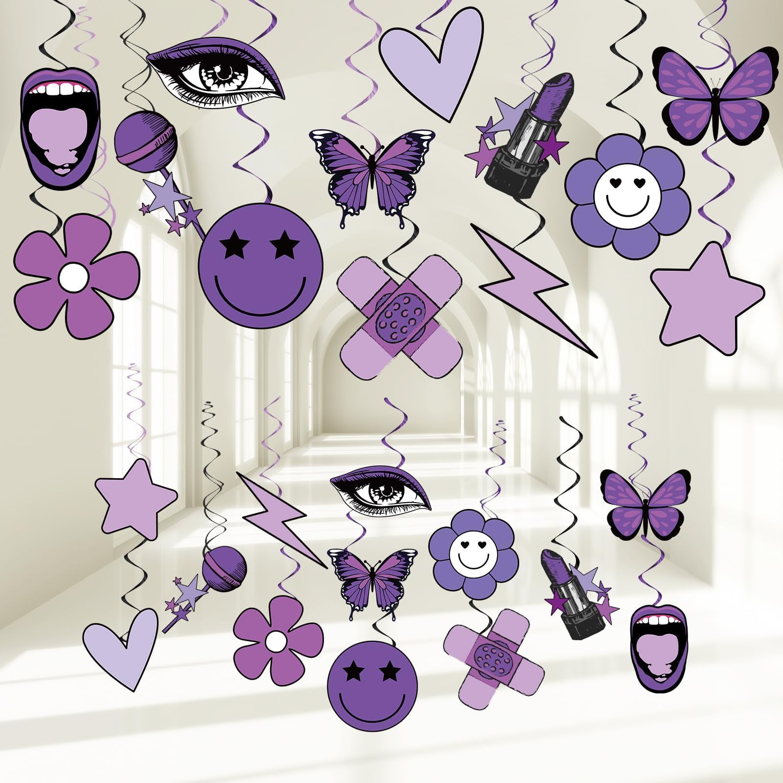 Music Hanging SwirlEGSC for Singer Birthday Party Decorations Pop Theme ...