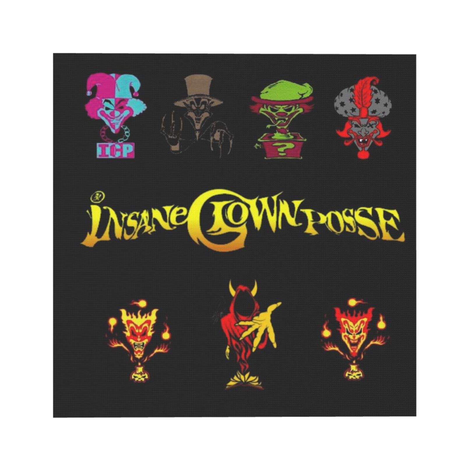 Music ICP Insane Clown Posse Canvas Decorative Poster Square Unframe ...