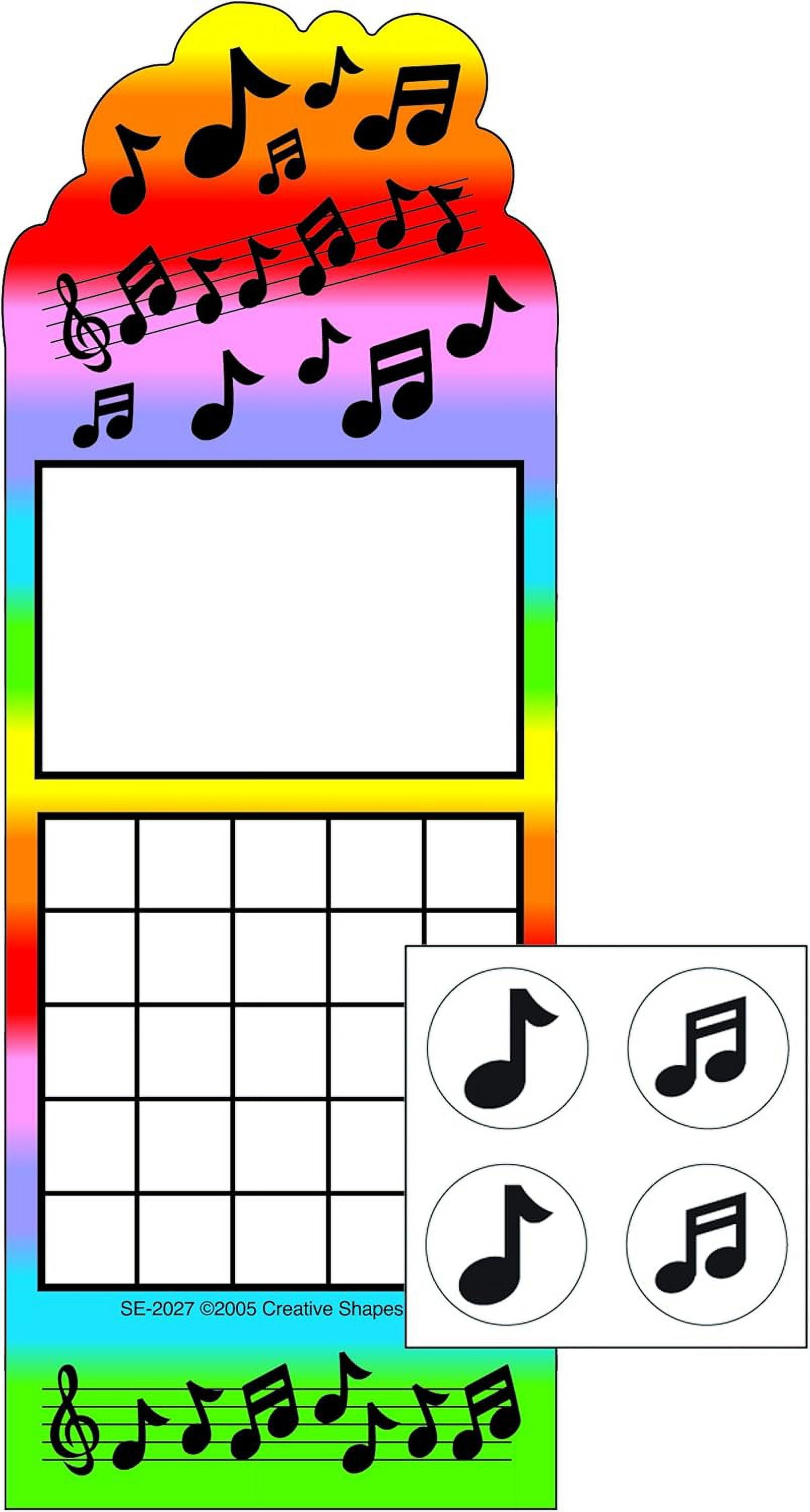 Music Incentive Set 24 Personal Incentive Charts with 288 s, Monitor ...