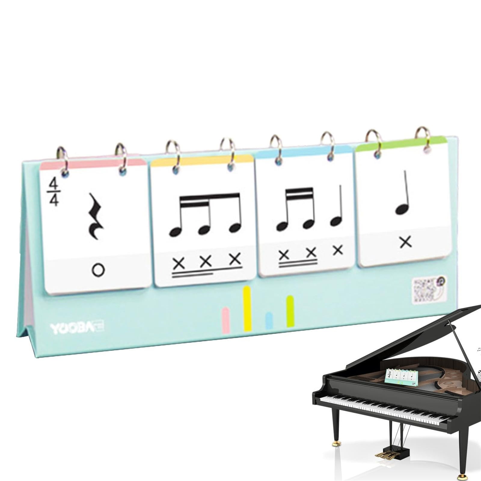 Music Learning Cards Clearance! Musical Notation Learning Card Music ...