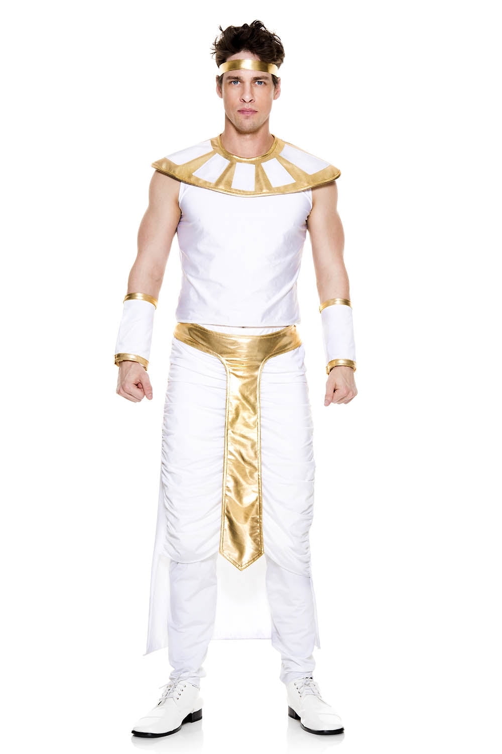 Music Legs Greek God Costume with 7 Piece Accessories for Adults, XL ...