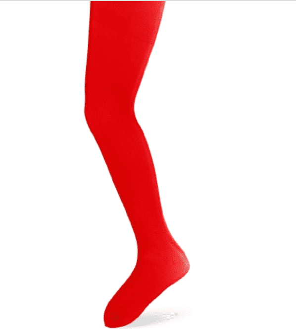 Music Legs Hosiery Girls C800 Opaque Tights Red Small - Walmart.com