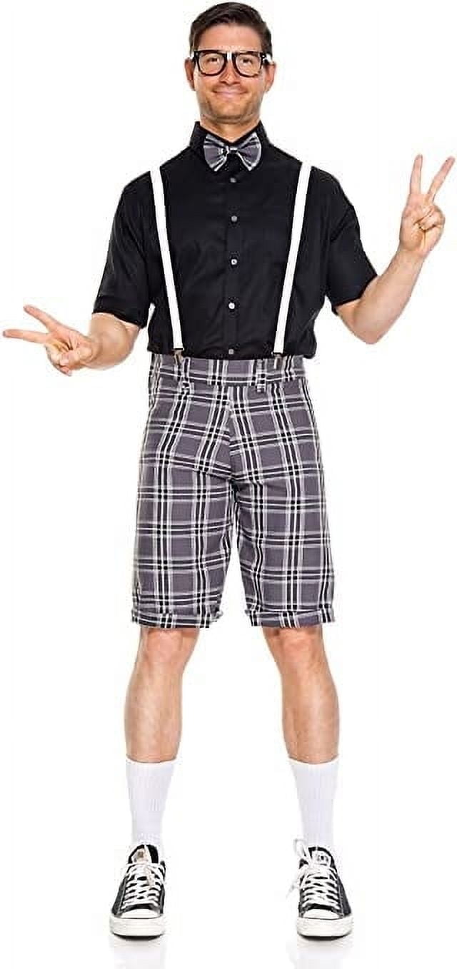 Music Legs Men's Classroom Nerd Costume, Men's Nerd Costume - Walmart.com