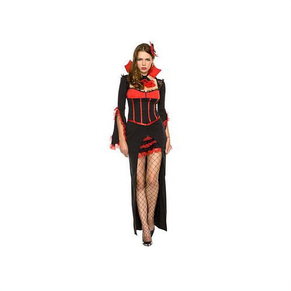 Music Legs Sexy Vampire Mistress Costume 70330 Black/Red - Walmart.com