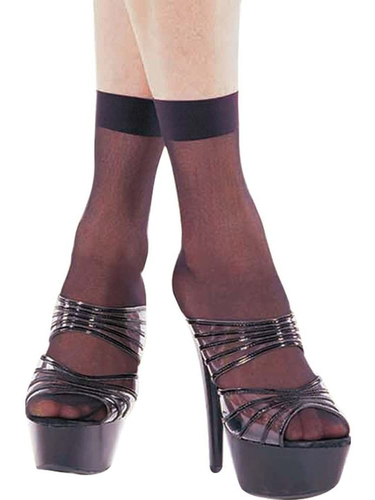 Music Legs Women's 133-SUNTAN Sheer Ankle High - Use No 132, Suntan ...