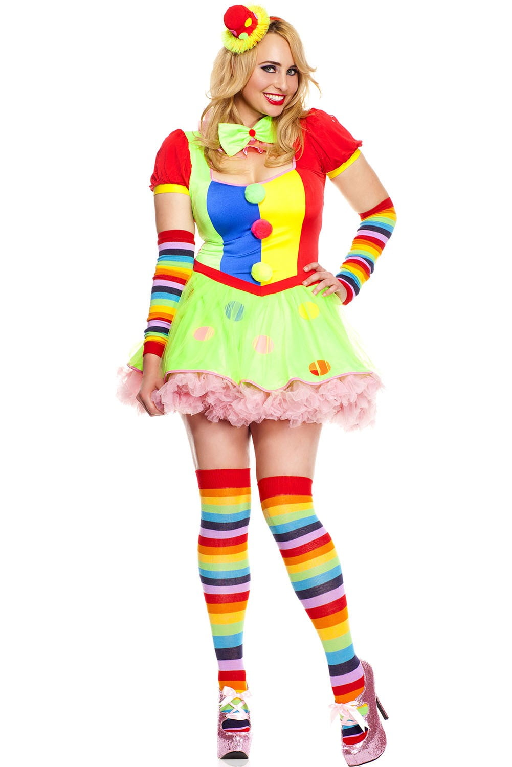 Music Legs Women's Adult Women's Plus Size Big Top Babe Costume ...