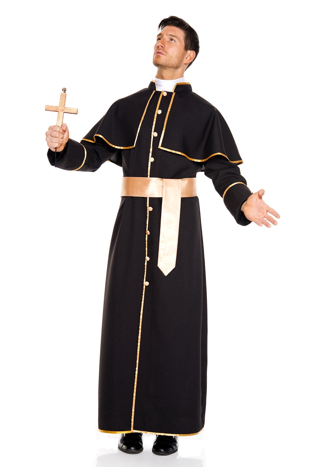 Music Legs Women's Deluxe Priest Costume 76024-M - Walmart.com