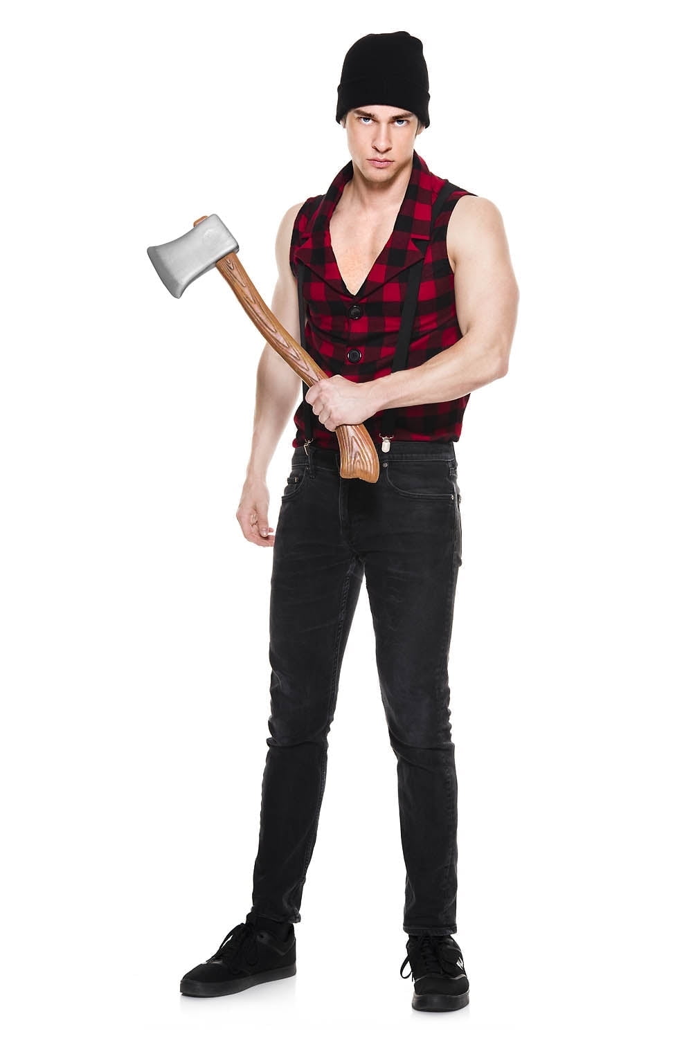 Music Legs Women's Handsome Lumberjack Costume 76644-XL - Walmart.com