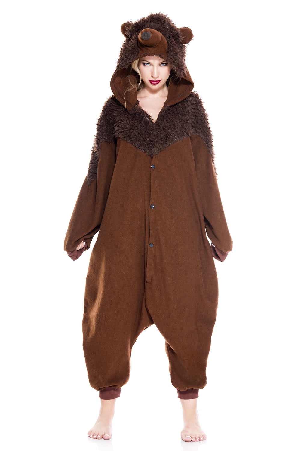 Music Legs Women's Kigurumi Cozy Bear 70966K - Walmart.com