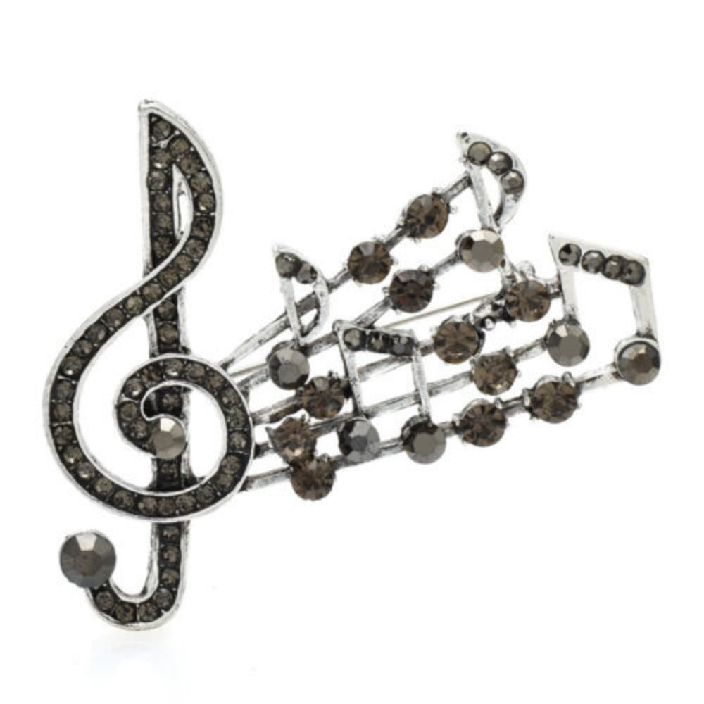 Music Lovers Music Notes Brooch Party Office Brooch Gifts - - Walmart.com