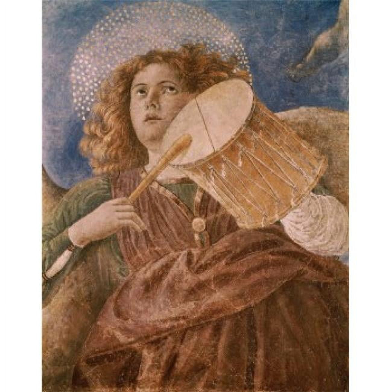 Music-Making Angel with Drum C1480 Melozza da Forli 1438-1494 Italian ...