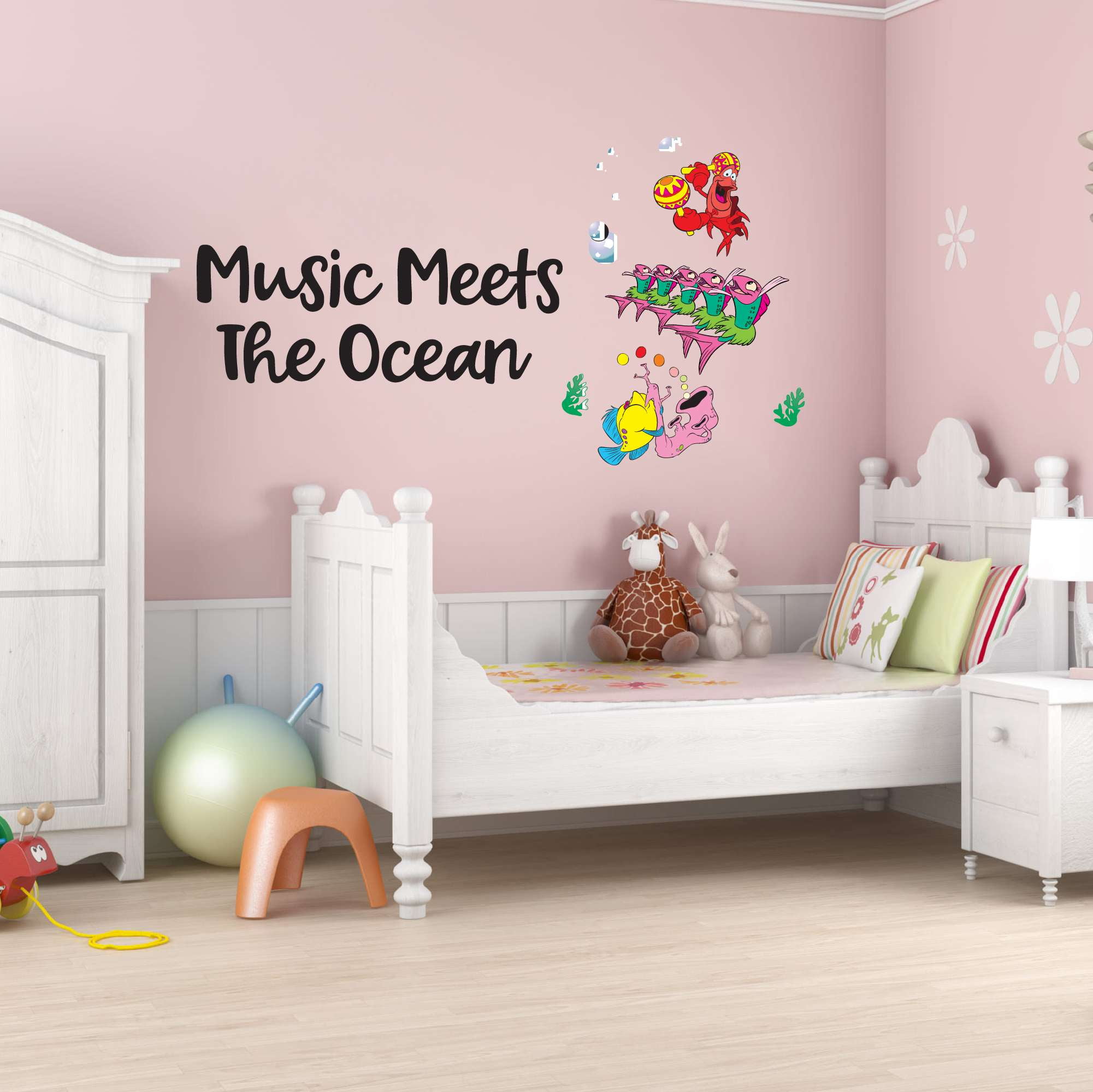 Music Meets The Ocean School Of Fish Singing Crab Trumpet Music Song ...