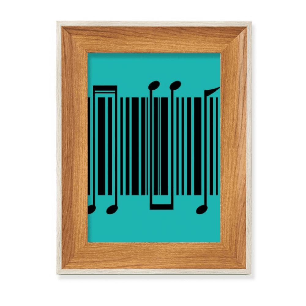Music Melody Scanning Desktop Wooden Photo Frame Display Picture Art ...