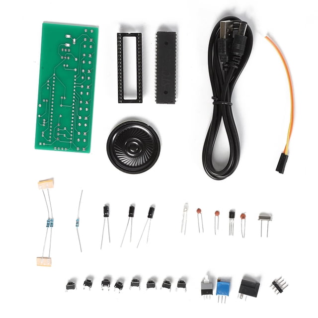 Music Mode Colorful LED Lights Loud Sound Simple Electronic Organ DIY ...