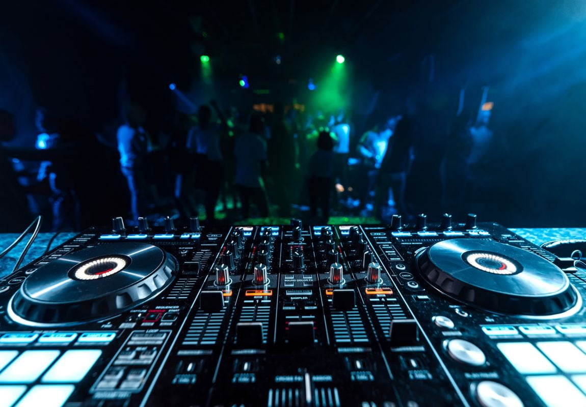 Music Neon Custom Birthday Backdrop Freedom Background Photography ...