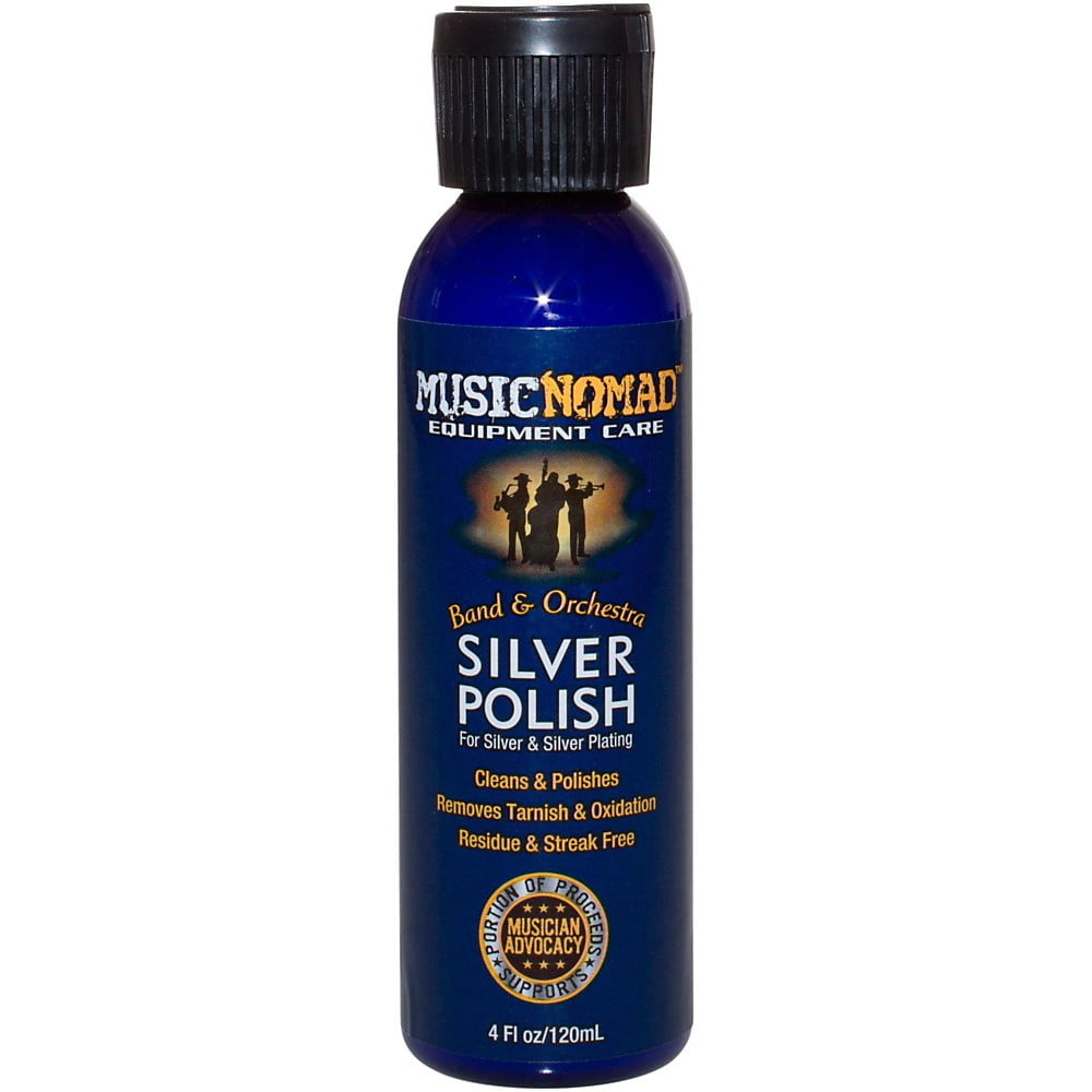 Music Nomad Silver Polish for Silver & Silver-Plated Instruments 4oz ...