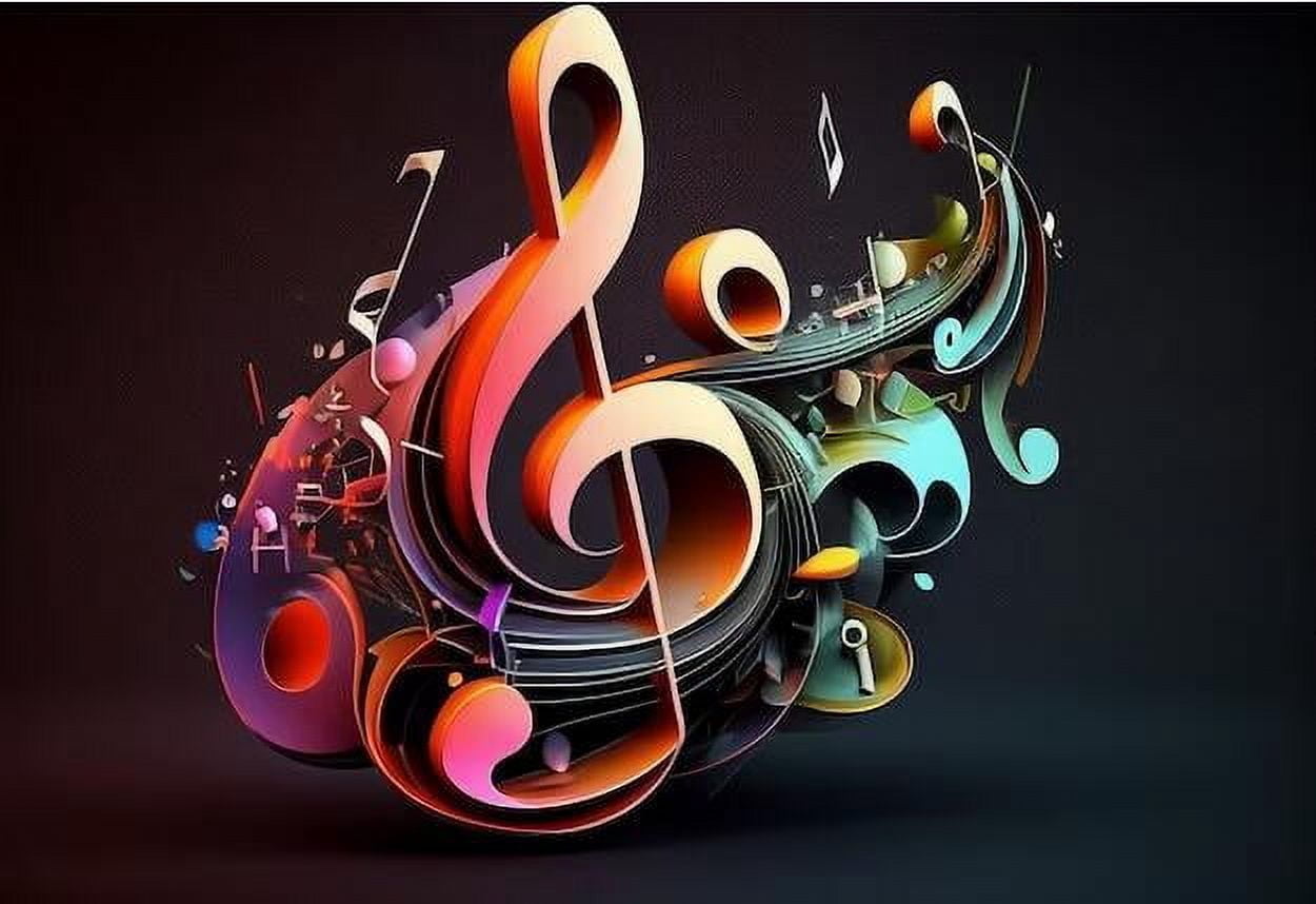 Music Note 500 Piece Wooden Jigsaw Puzzle for Adults Children Families ...