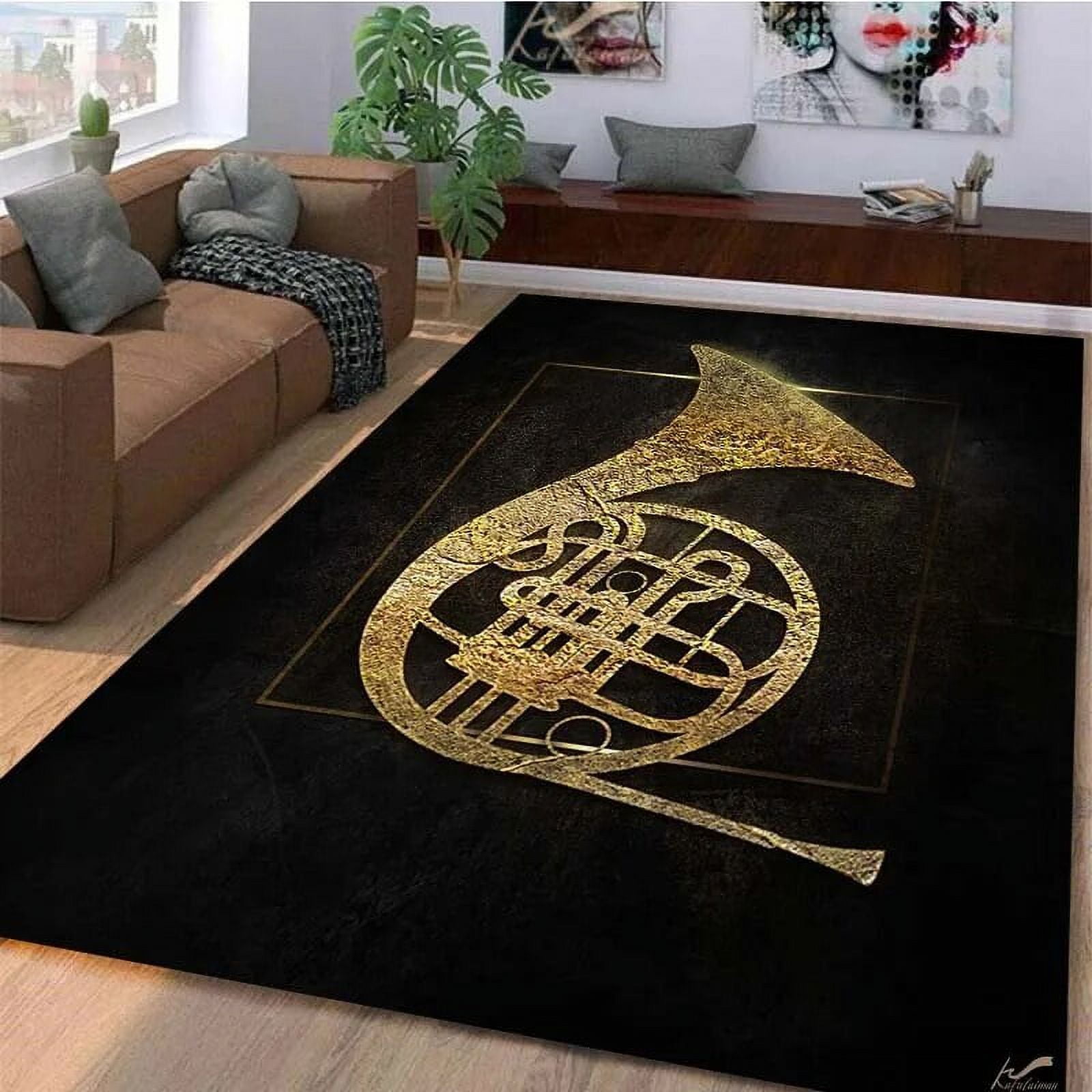 Music Note Carpet for Living Room Piano Room Decor Rugs Kids Room Play ...