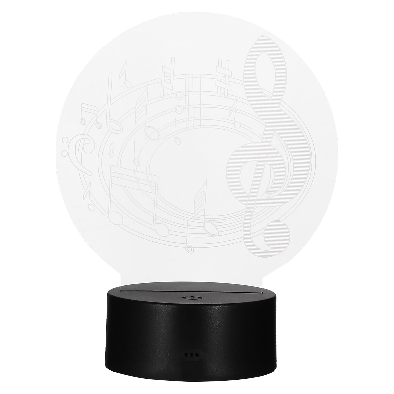 Music Note Colorful 3D Lights Christmas Decorations Stylish Table LED ...